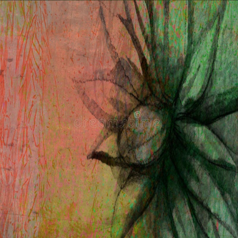 Tinta Colorida De Madera Daisy Sketch Designs Backdrop Floral Stock de ...