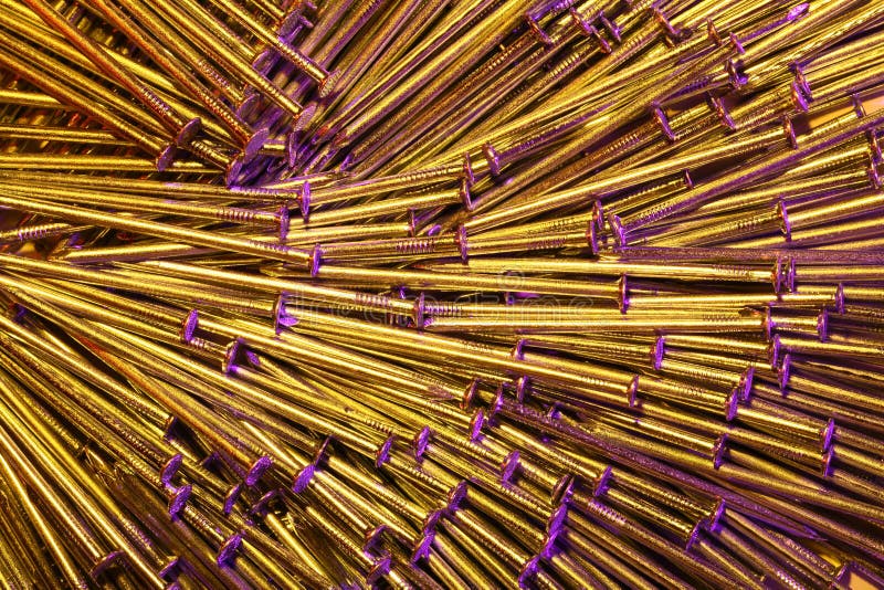 Tinted Nails 3 stock photo. Image of steel, mass, background - 2073606