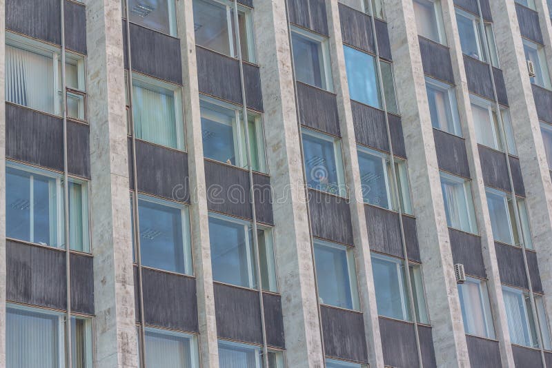 Tinted Windows Urban Building Stock Image - Image of contemporary ...