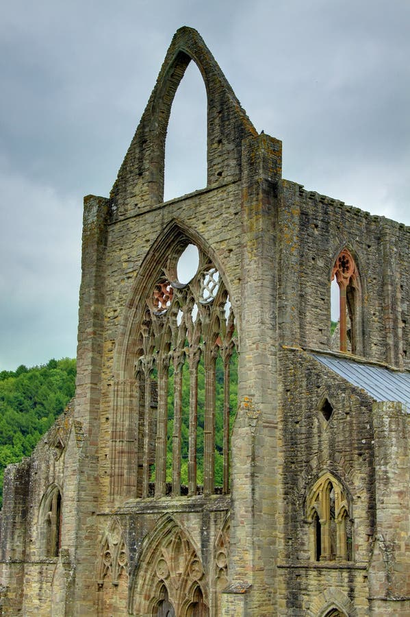 Tintern Abbey stock photo. Image of castle, ruins, lord - 15124388