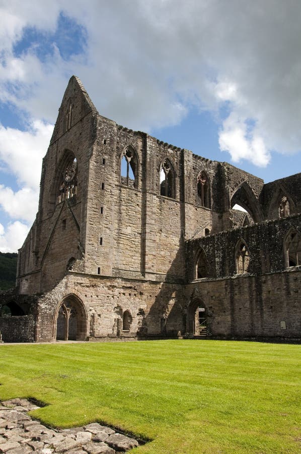 Tintern Abbey in Wales stock image. Image of historic - 25522643