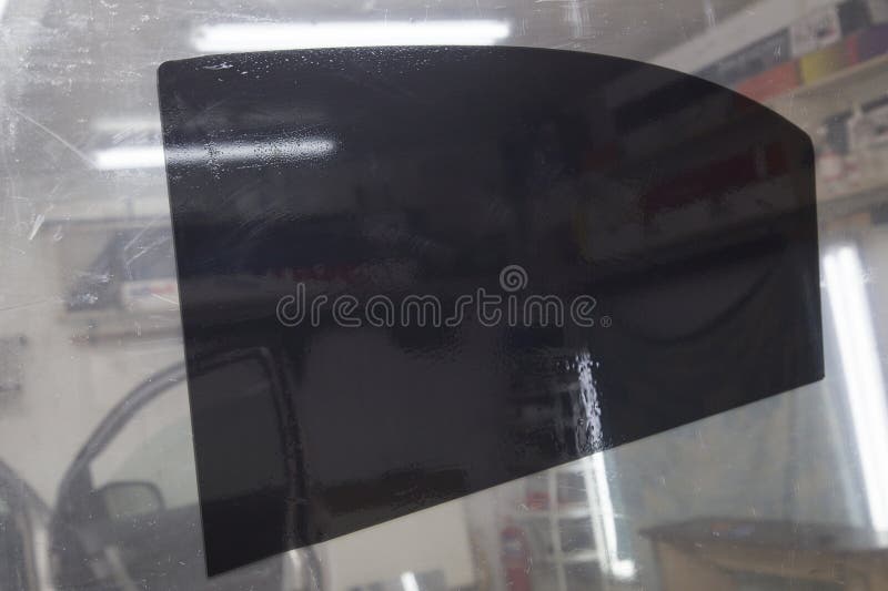 Tinting of Car Windows.Window Film for Car Stock Photo - Image of ...