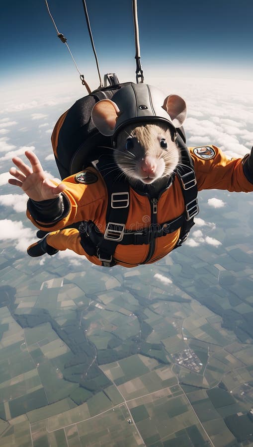 Tiny Aviator: Soaring through the Skies in Spectacular Mouse Skydiving ...