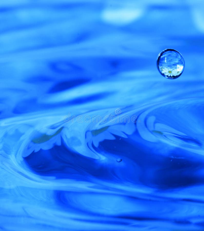 Tiny blue drop stock image. Image of pattern, mysterious - 1219039