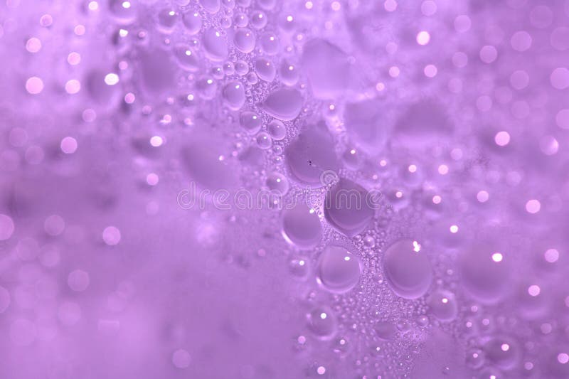 Tiny Bubbles on a Colour Background Condensation Pink Steam Water Stock Image - Image of surface ...