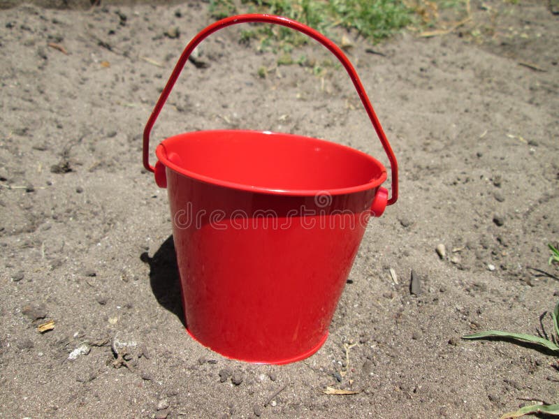 Tiny Bucket. stock photo. Image of bucket, nature, color - 85390670