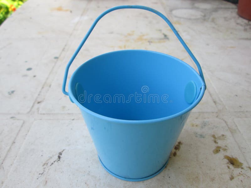 Tiny Bucket. stock photo. Image of decoration, home, handle - 85390828