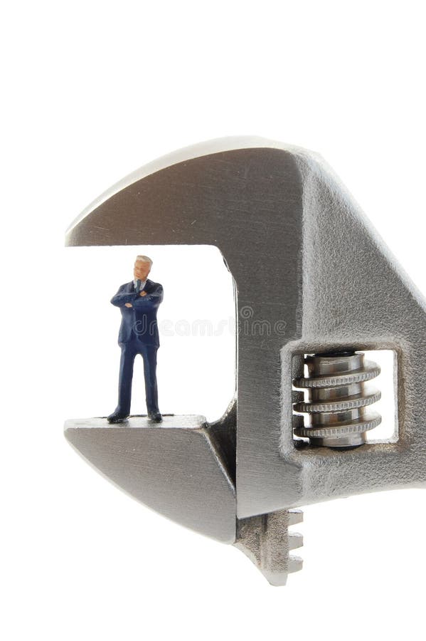 Tiny Business Man in Stress Stock Image - Image of problems, conceptual ...