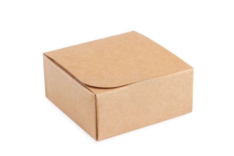 Tiny Cardboard Boxes with Miniature Furniture Figurines Stock Image ...