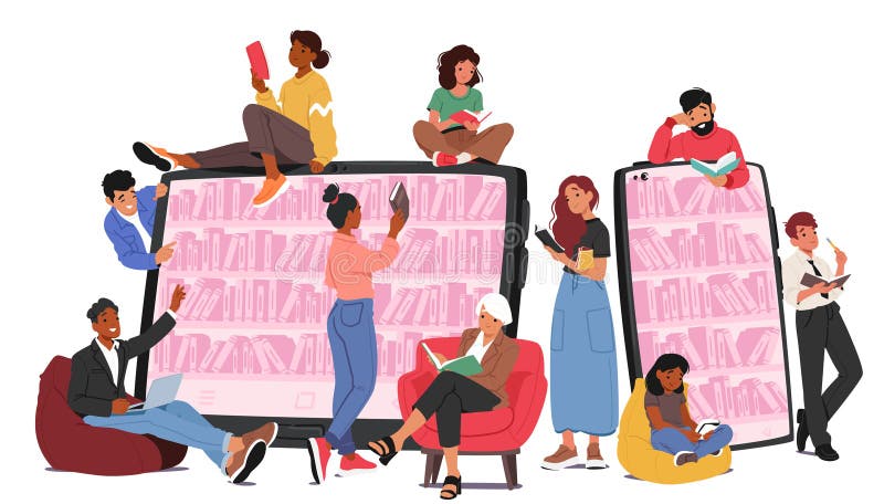Tiny Characters Access Online Library Services To Explore Vast ... Tiny Characters Access Online Library Services To Explore Vast ...