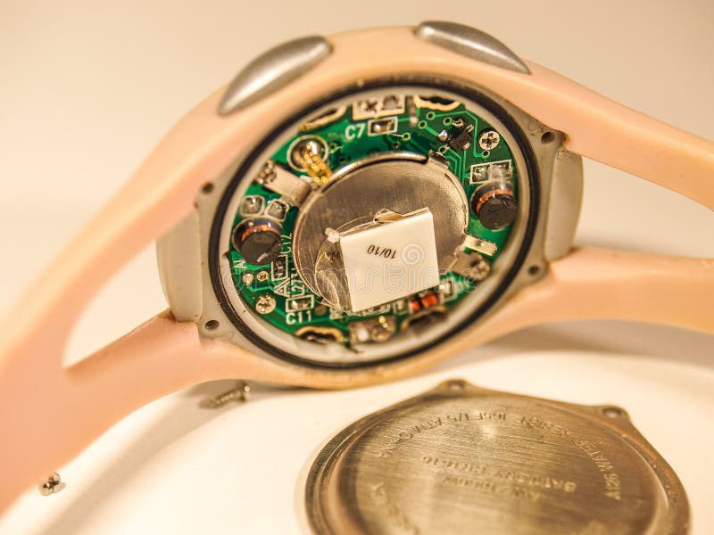 Intricate Electronics in a Watch Stock Photo - Image of electronics ...