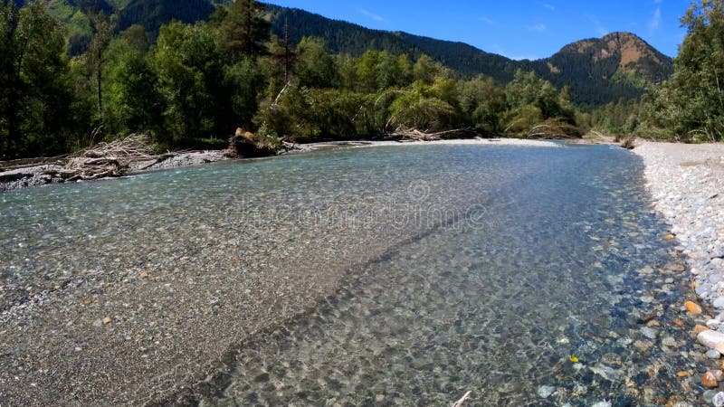 Tiny Clear Cold Stream with Shingle Stones in Arkhyz Mountains - Photo ...