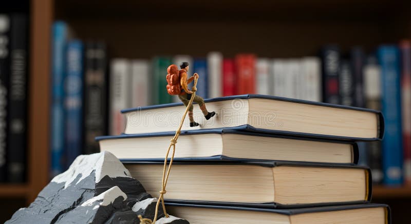 A Miniature Climber Ascending a Stack of Books: a Metaphor for ...