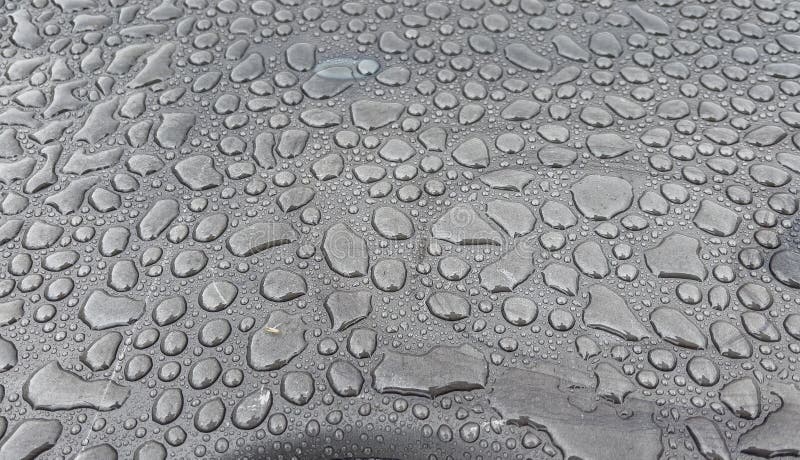 Tiny Community and Togetherness Formed by Many Drops of Water Stock ...