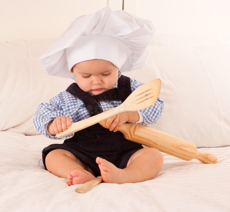 Tiny cook stock photo. Image of adorable, professional - 21351436