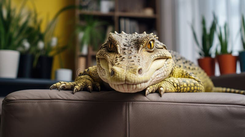 Tiny Crocodile Thriving in Apartment Care, an Intriguing Exotic Pet in ...