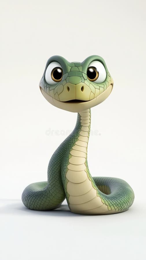Cute Green Anaconda Coloring Stock Photos - Free & Royalty-Free Stock ...