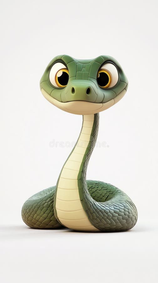 Cute Green Anaconda Coloring Stock Photos - Free & Royalty-Free Stock ...