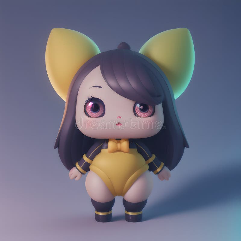 Tiny Cute Bodypositive Plastic Toy To Inclusively Represent Plus Size People Ai Generated 3d