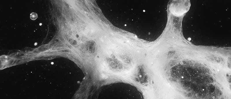 Tiny Dust Particles Create an Intricate Texture Against a Black ...