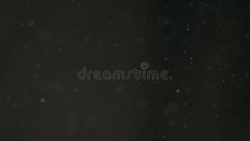 Many Blurred Dust Particles of White Powder in Low Light on Empty Dark ...