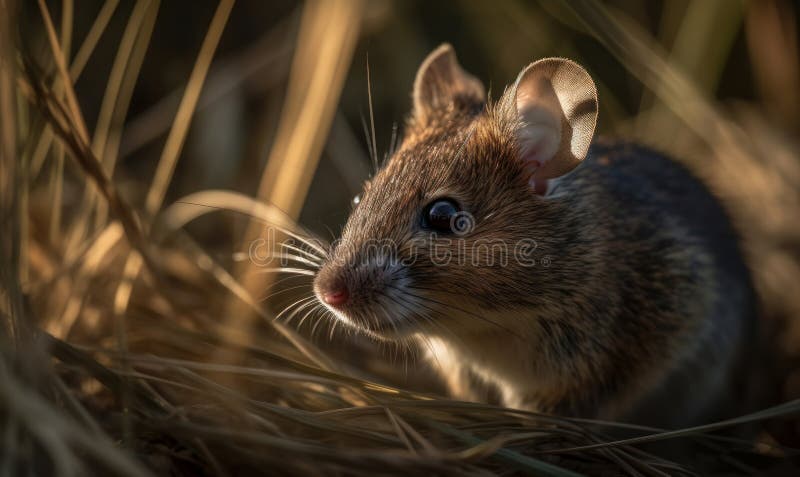 Tiny Explorer Photo of House Mouse Captured in a Moment of Stillness ...