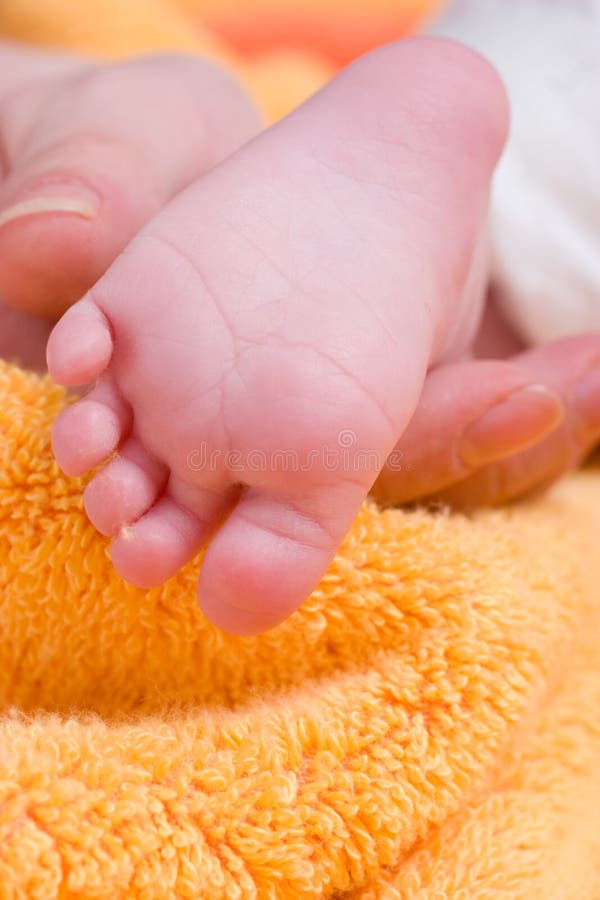 Tiny Toes with Wedding Rings Stock Photo - Image of little, sweet: 2429800