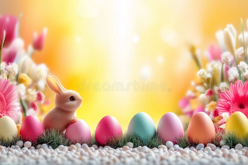 Pastel Easter Egg Hunt Sunlit Forest Stock Photos - Free & Royalty-Free ...