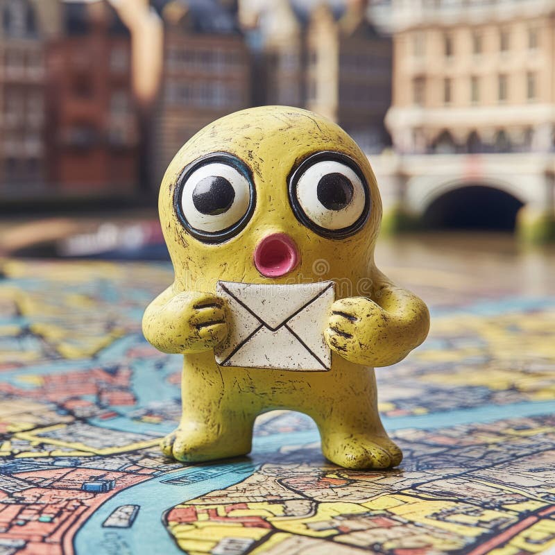 A Tiny Figurine on a Comprehensive City Map, Unveiling Urban ...