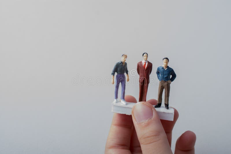 Tiny Figurine of Man Model in View Stock Photo - Image of figure, model ...