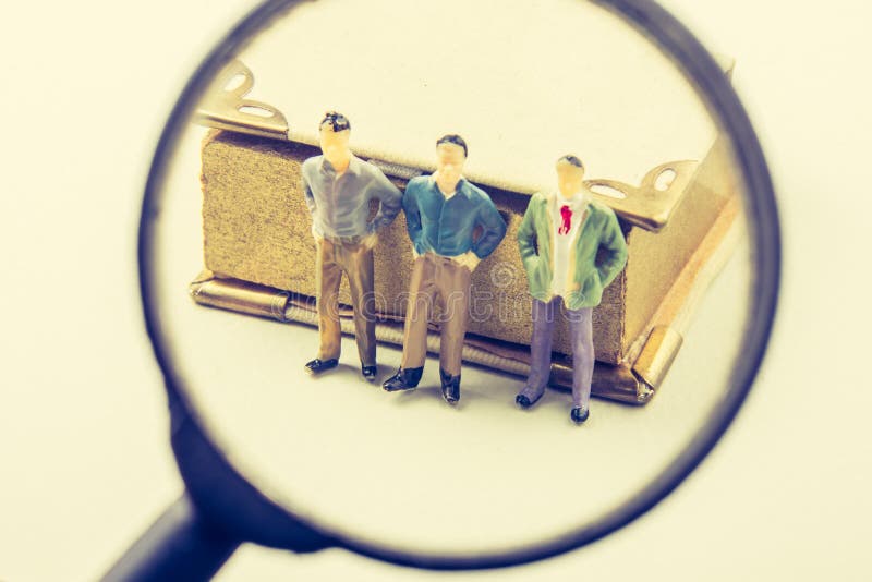 Tiny Figurine of Man Model in View Stock Image - Image of team, design ...