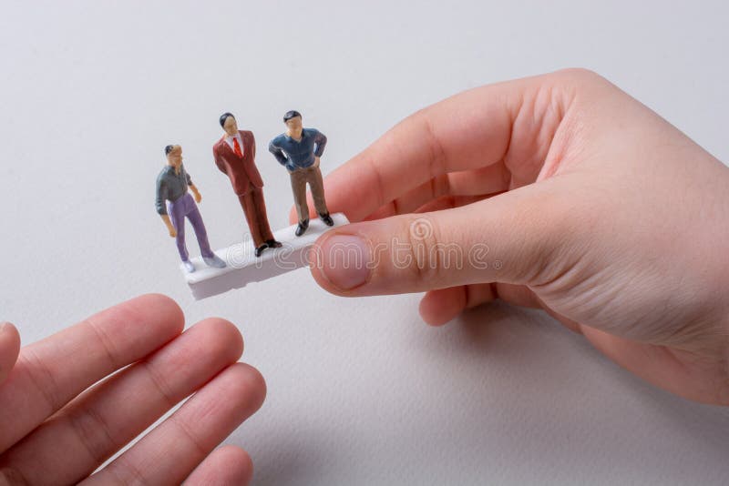 Tiny Figurines of Men Model in View Stock Image - Image of human ...