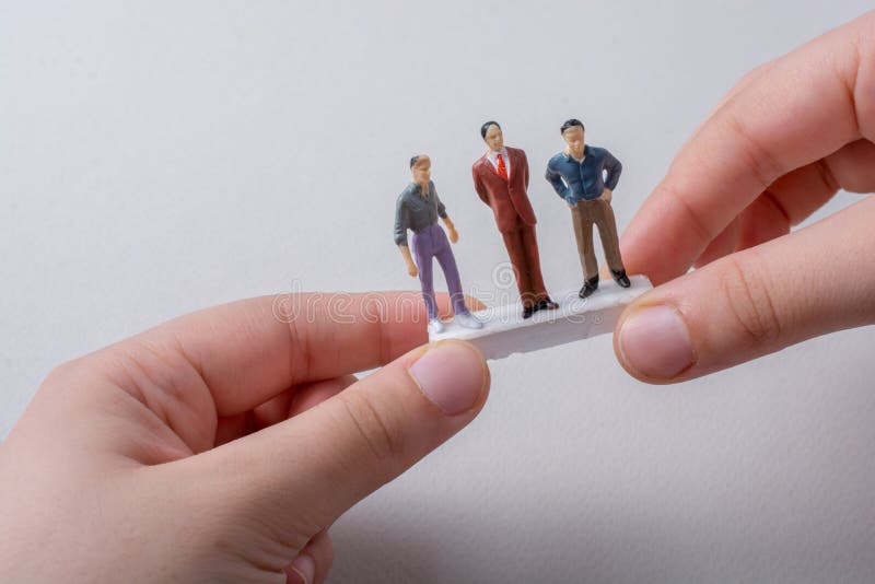 Tiny Figurines of Men Model in View Stock Photo - Image of male, dummy ...