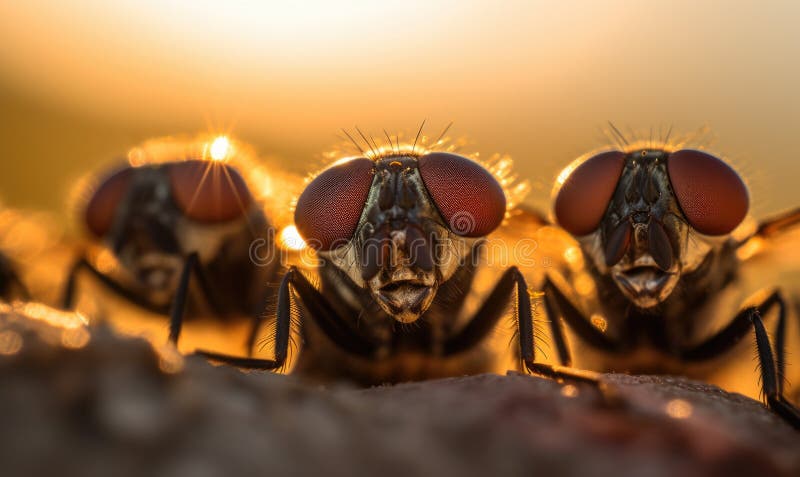 Tiny Fly Strikes a Pose and Captures Stunning Selfie. Creating Using ...