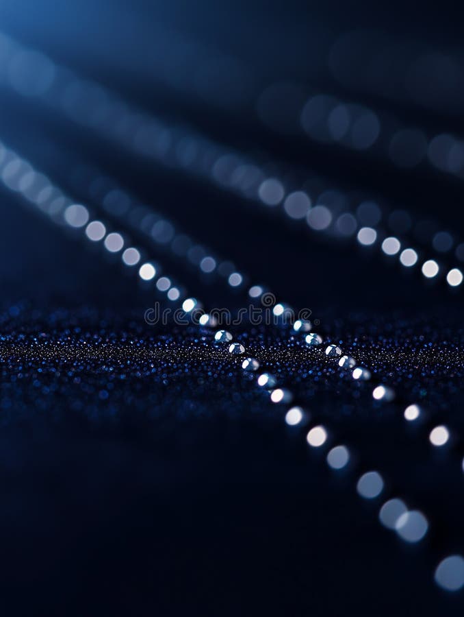 Tiny Glitter Particles Scattered Across a Dark Surface Create a ...