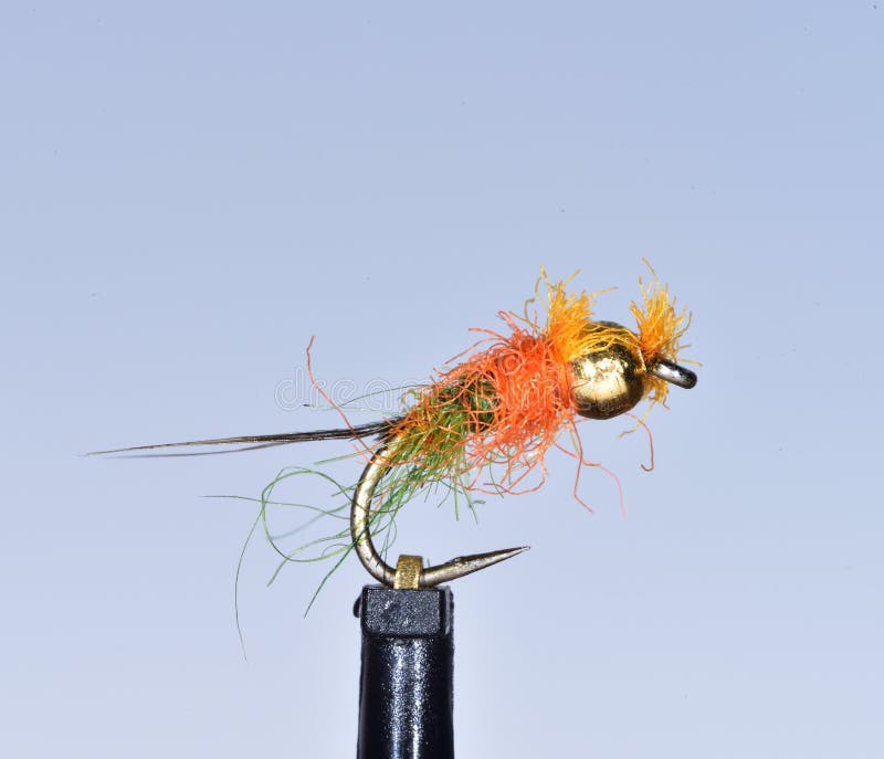 Cased Caddis imitation stock image. Image of grayling - 233316121