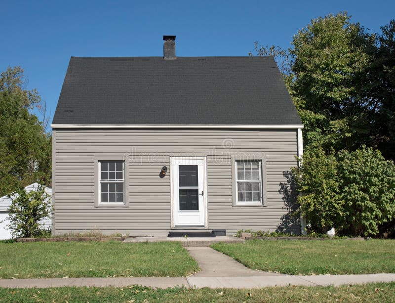 Simple Little House stock photo. Image of modern, home - 15327164