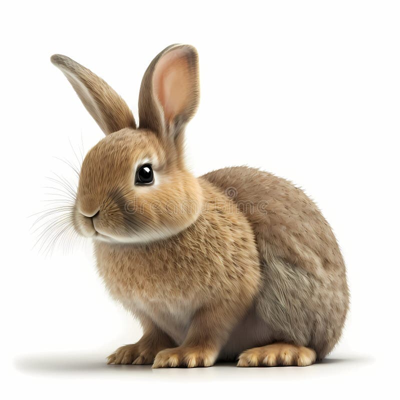 Tiny Adorable Rabbit. Generative AI Stock Photo - Image of rabbit ...