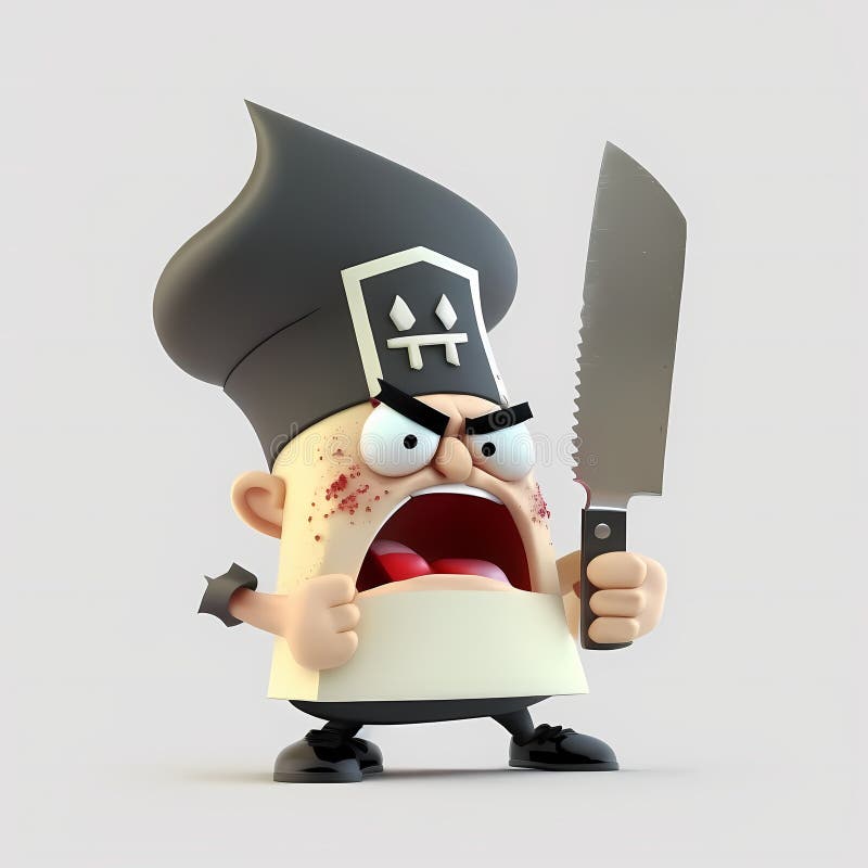 Tiny Happy Chef. Generative AI Stock Illustration - Illustration of cooking, kitchen: 272610341