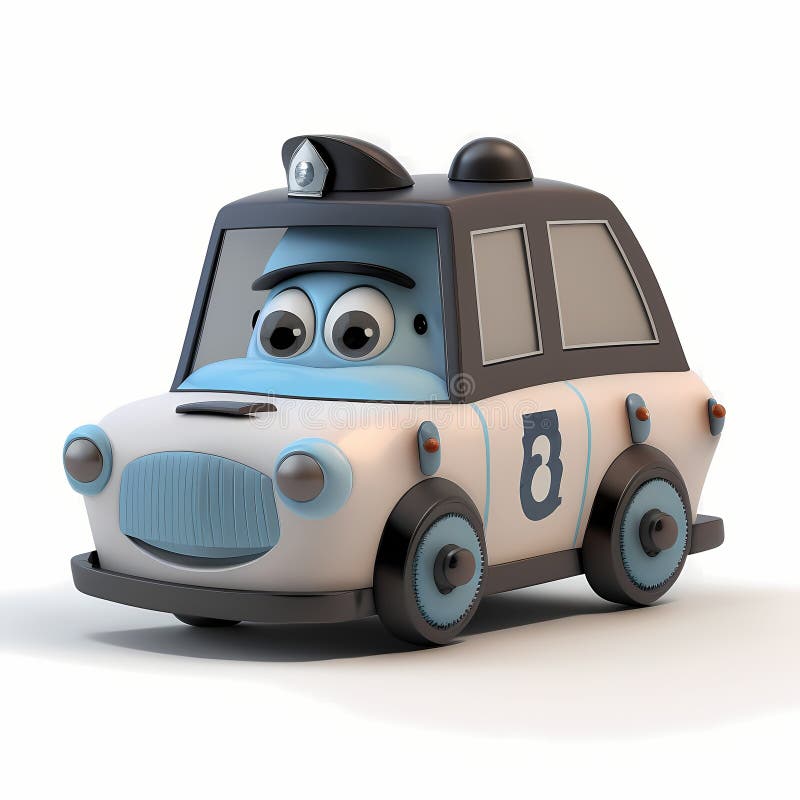Tiny Happy Police. Generative AI Stock Illustration - Illustration of ...