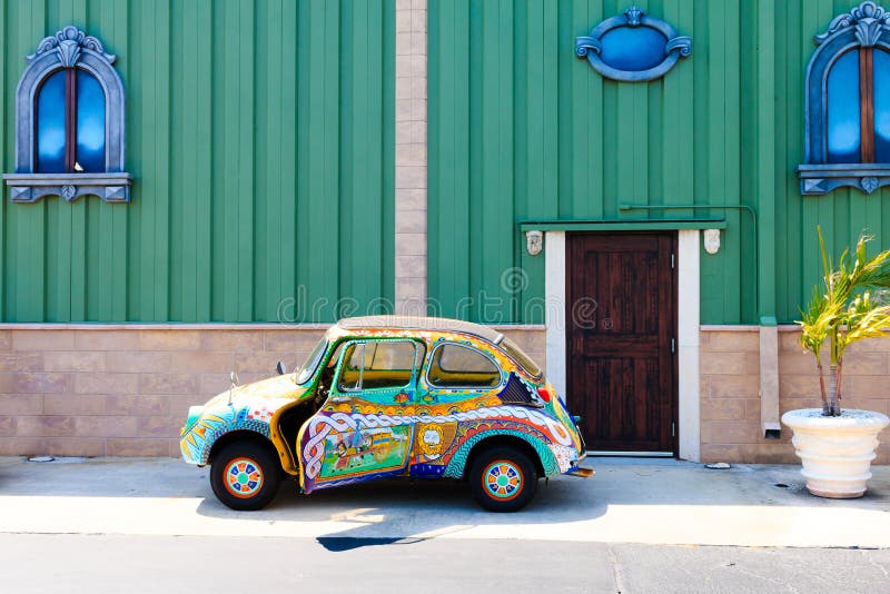 Tiny Hatchback Car editorial photo. Image of classic - 98152846