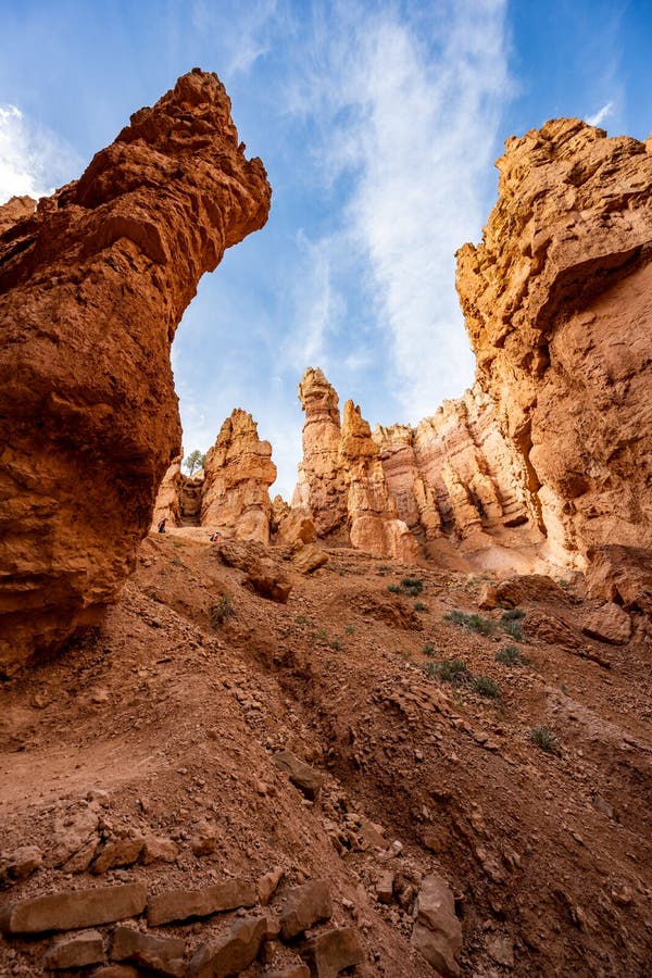 Bryce Canyon Switchback Trail Hikers Stock Photos - Free & Royalty-Free ...