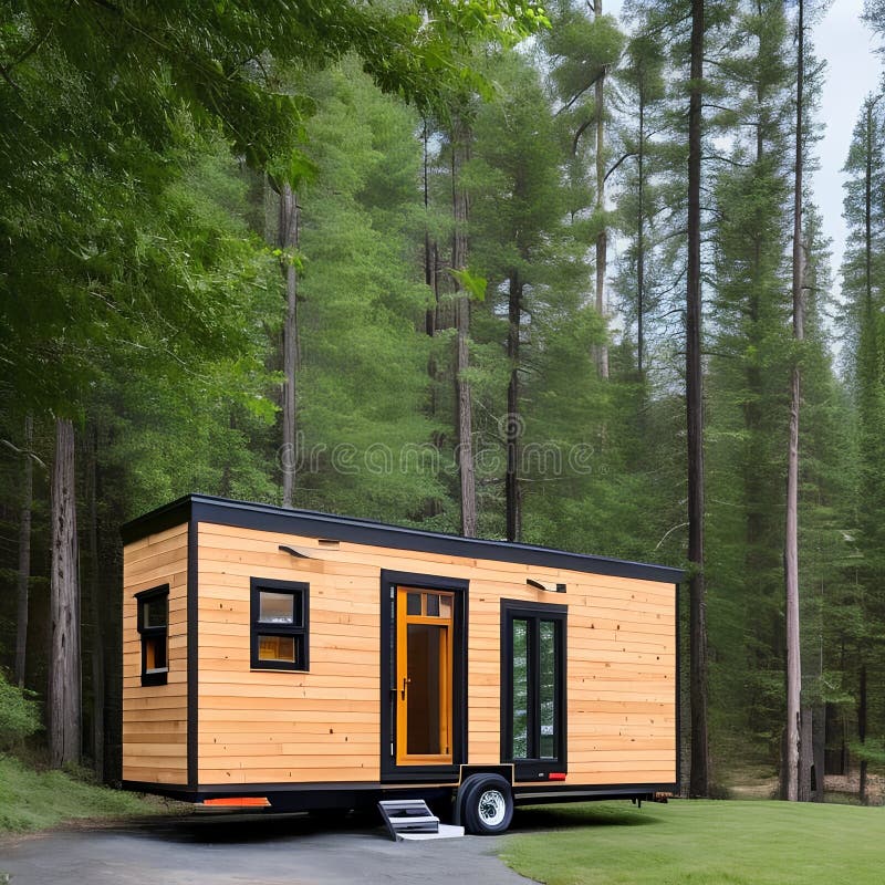 A Tiny Home with a Compact Floor Plan, Creative Storage Solutions, and ...