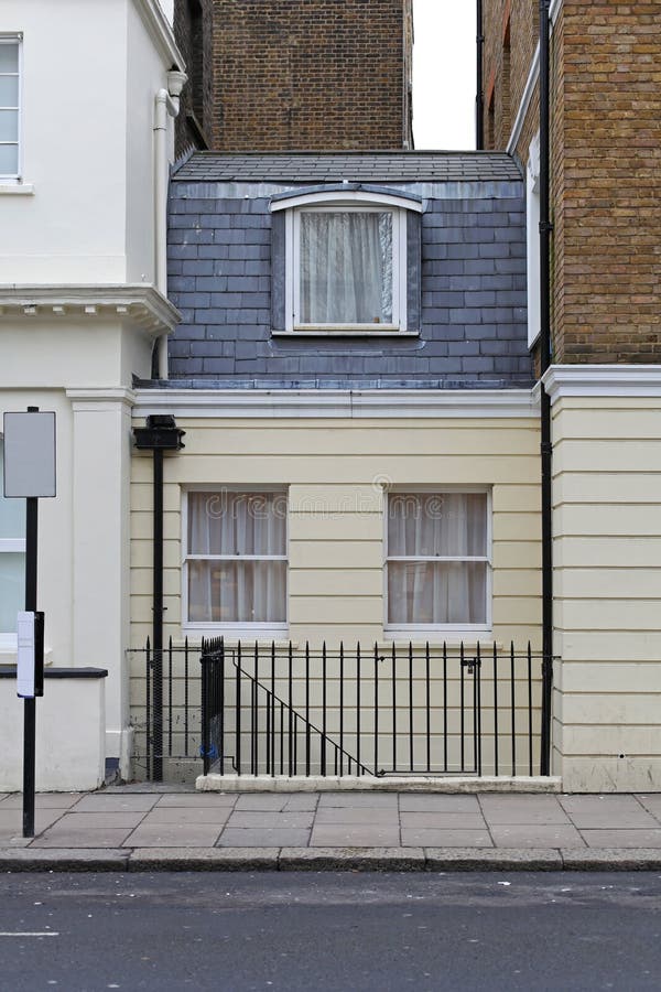 Tiny house stock image. Image of london, windows, street - 38150105