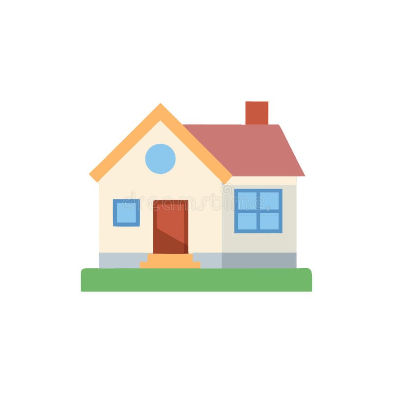 Tiny House Icon for Minimalist Living Stock Illustration - Illustration ...