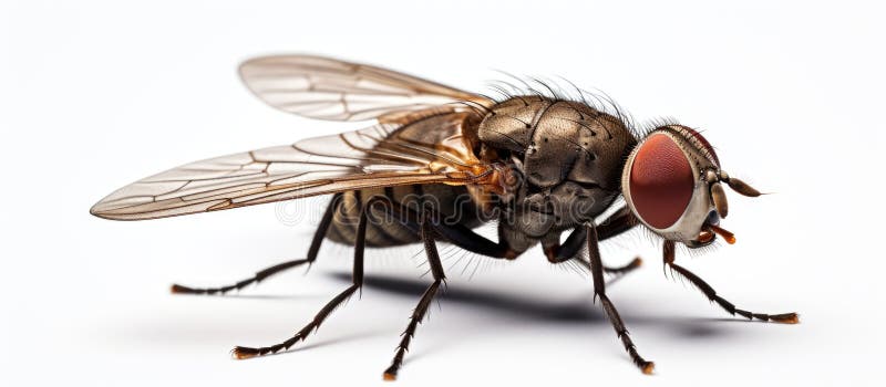 A Tiny Insect with a Crimson Eye Stock Image - Image of flora, tiny ...