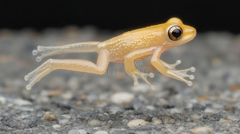 Tiny jumping frog stock photo. Image of reptile, frog - 369978068