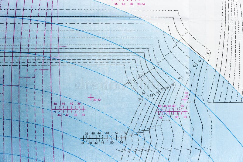 Tiny Lines Etching into Detailed Paper Guide Stock Photo - Image of ...