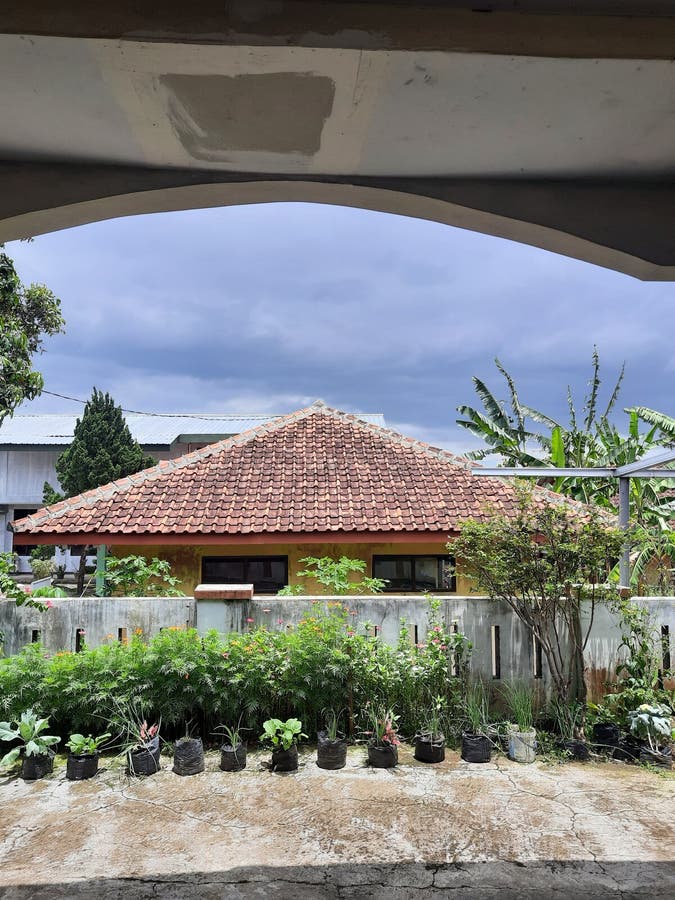 Tiny Little House with Red Roof Stock Photo - Image of little, roof ...