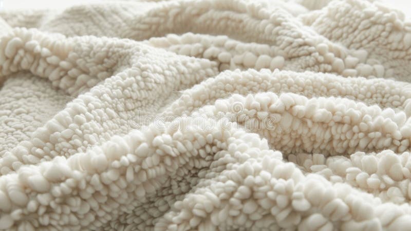 Tiny Loops of Plush Wool Creating a Soft and Velvety Texture Inviting ...